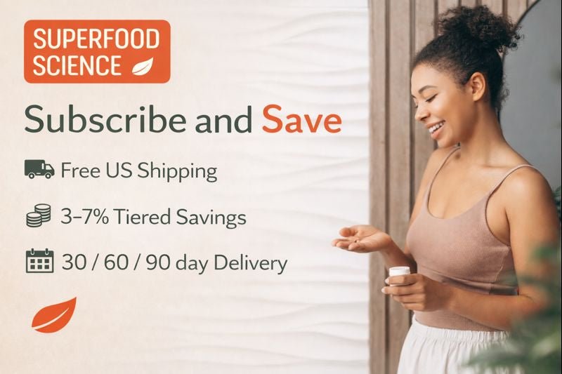 Consistency Made Simple: The Superfood Science Subscribe & Save Progra