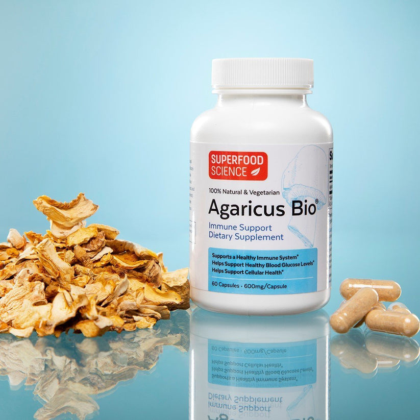 Agaricus Bio® - Agarcus Blazei Murill Mushroom Powder Supplement ...