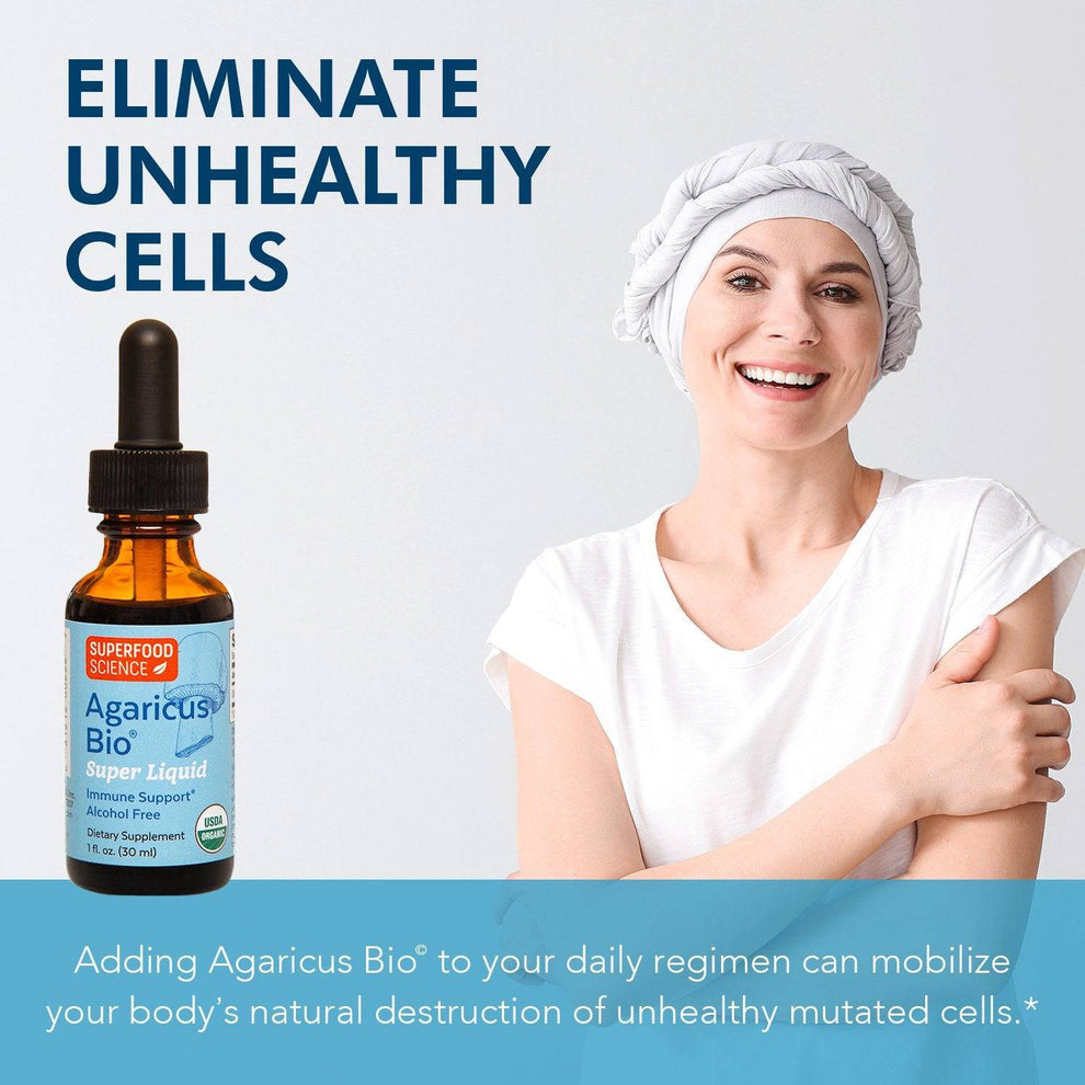 Agaricus Bio® Super Liquid - Agaricus Blazei Extract | Superfood Science