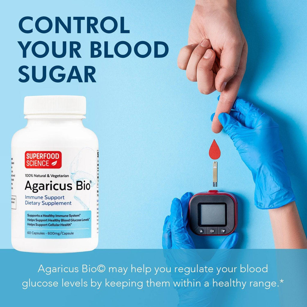 Agaricus Bio® Wellness Powder Capsules | Superfood Science