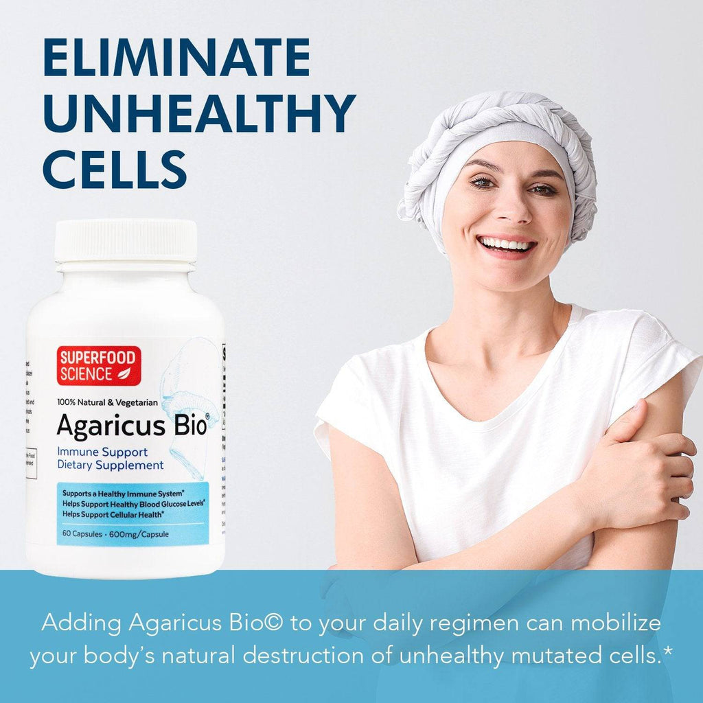 Agaricus Bio® Wellness Powder Capsules | Superfood Science